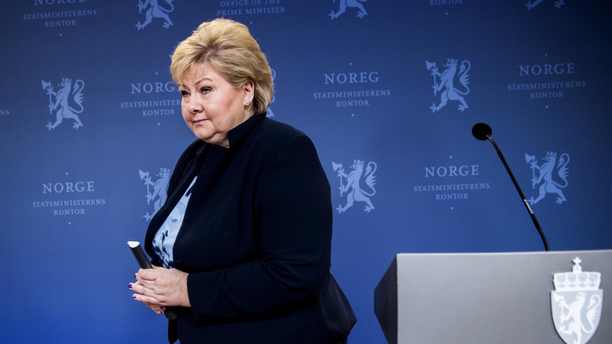 Norges statsminister: Afgået minister kan komme tilbage | Udland | DR