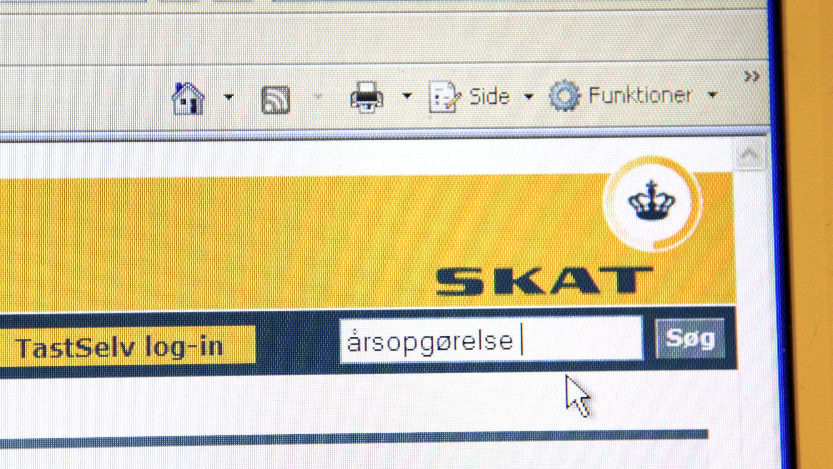 Så er der igen adgang til Skats tast selv-system | Penge | DR