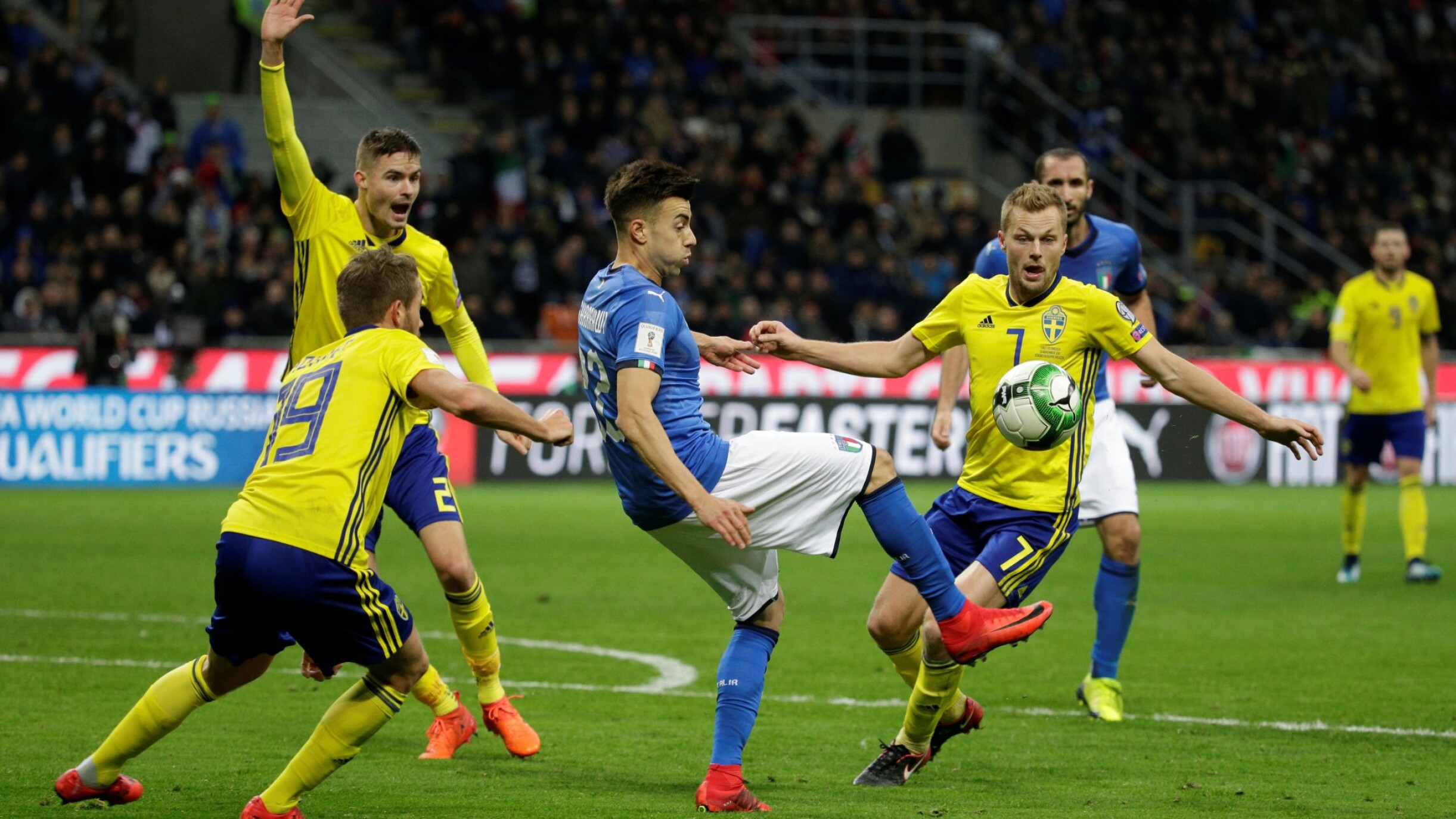 Italiensk fiasko: Sverige er klar til VM i fodbold | Fodbold | DR