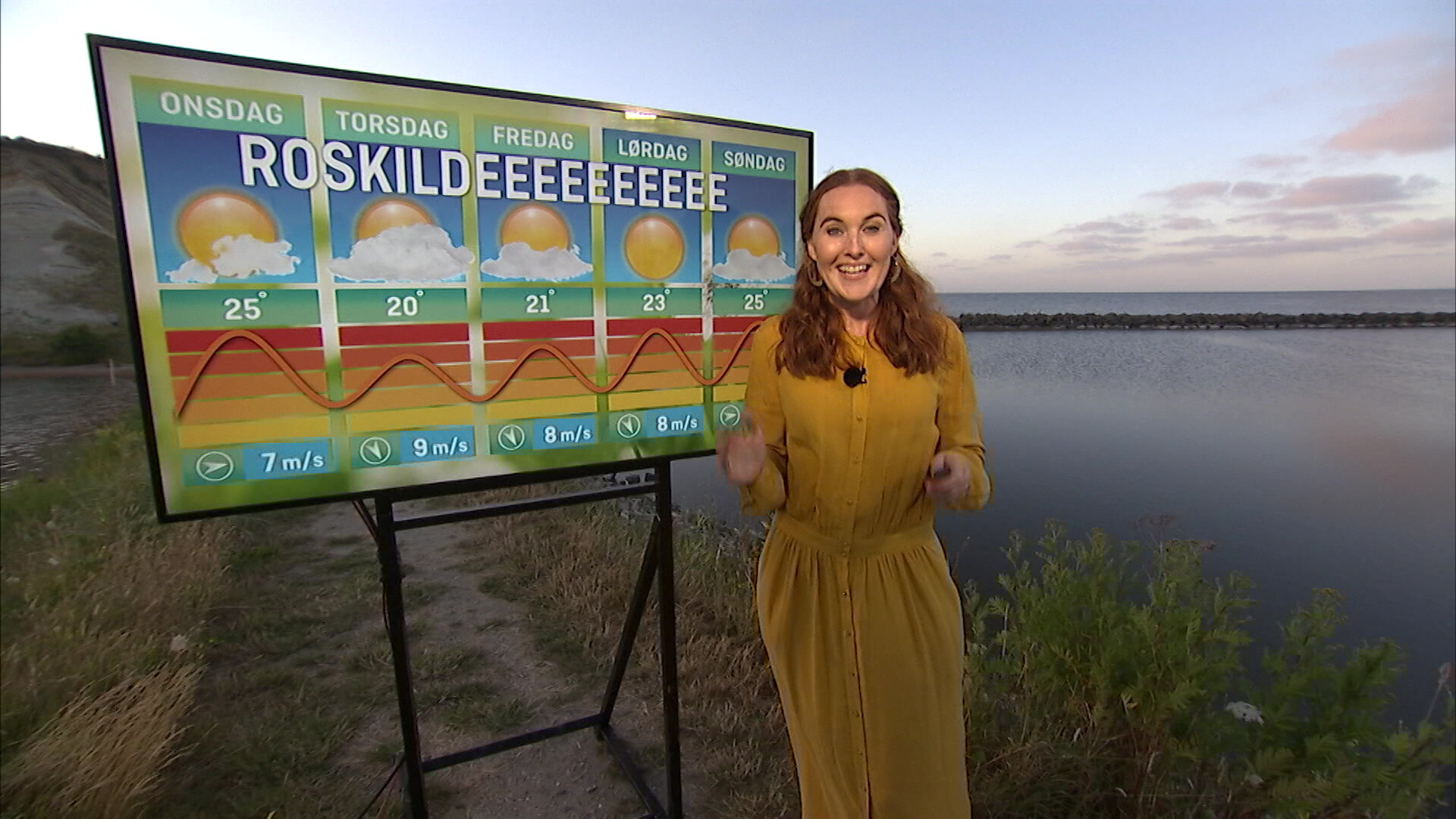 VIDEO Roskilde-special vejrudsigt: Ingen gummistøvler eller goretex ...