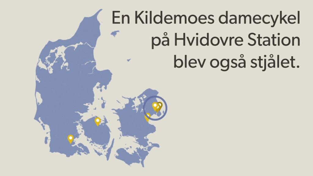 DR låste fem cykler: Efter en uge var tre væk | Indland | DR