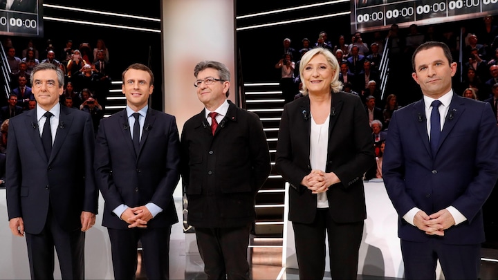 Franske præsidentkandidater tørnede sammen i første tv-debat | Valg i ...