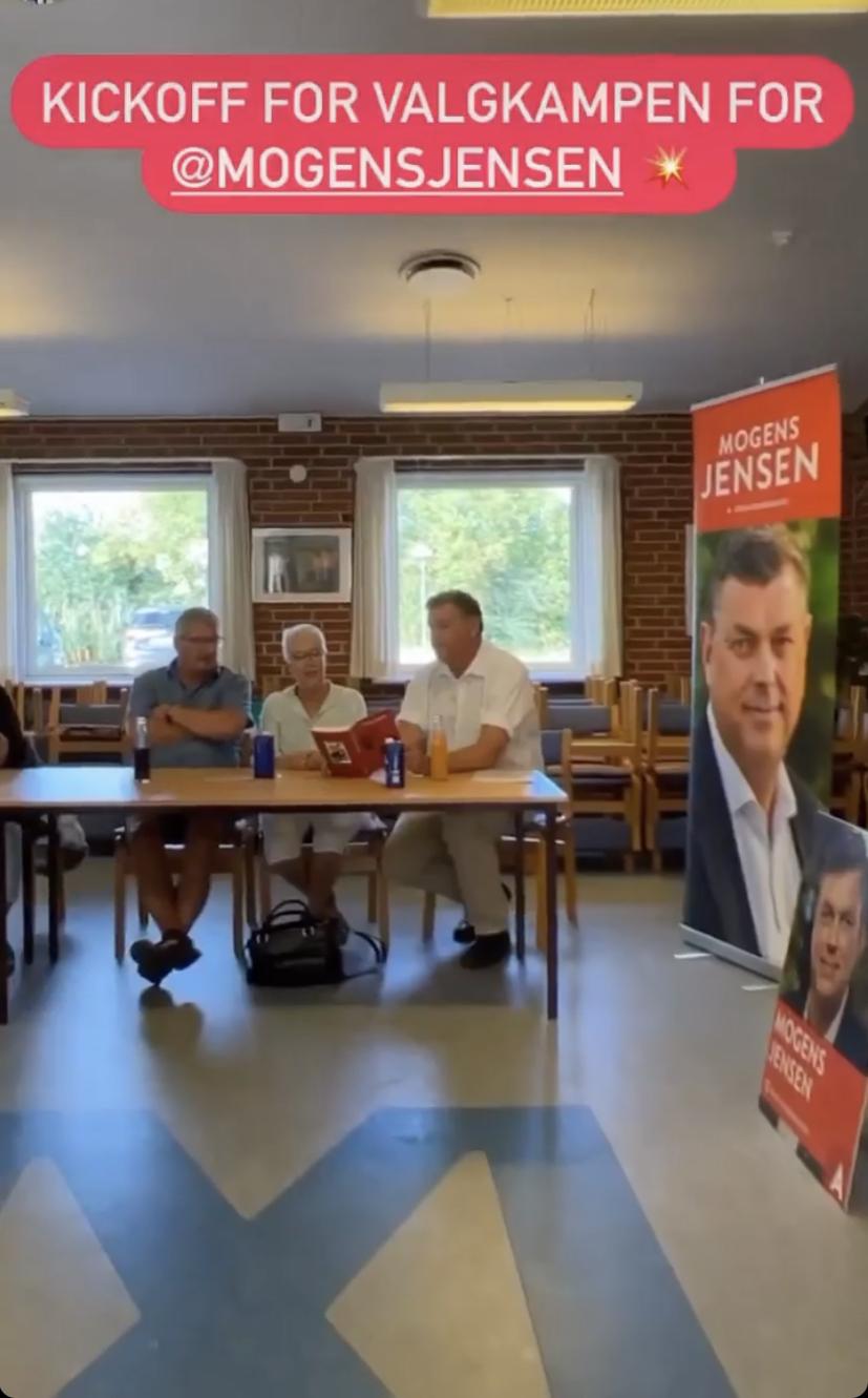 Mogens Jensen poserer med valgplakater på Instagram: 'Vi er klar ...