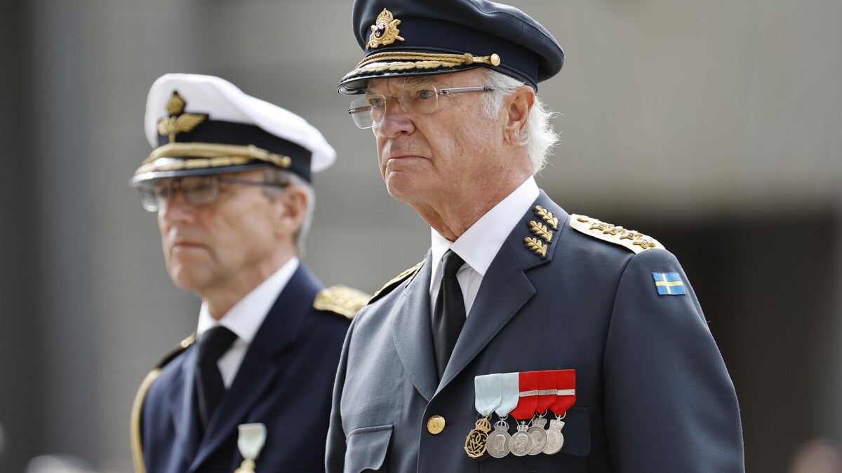 Jubel, kanoner og uniformer: Sveriges konge fejrer 50 år på tronen ...