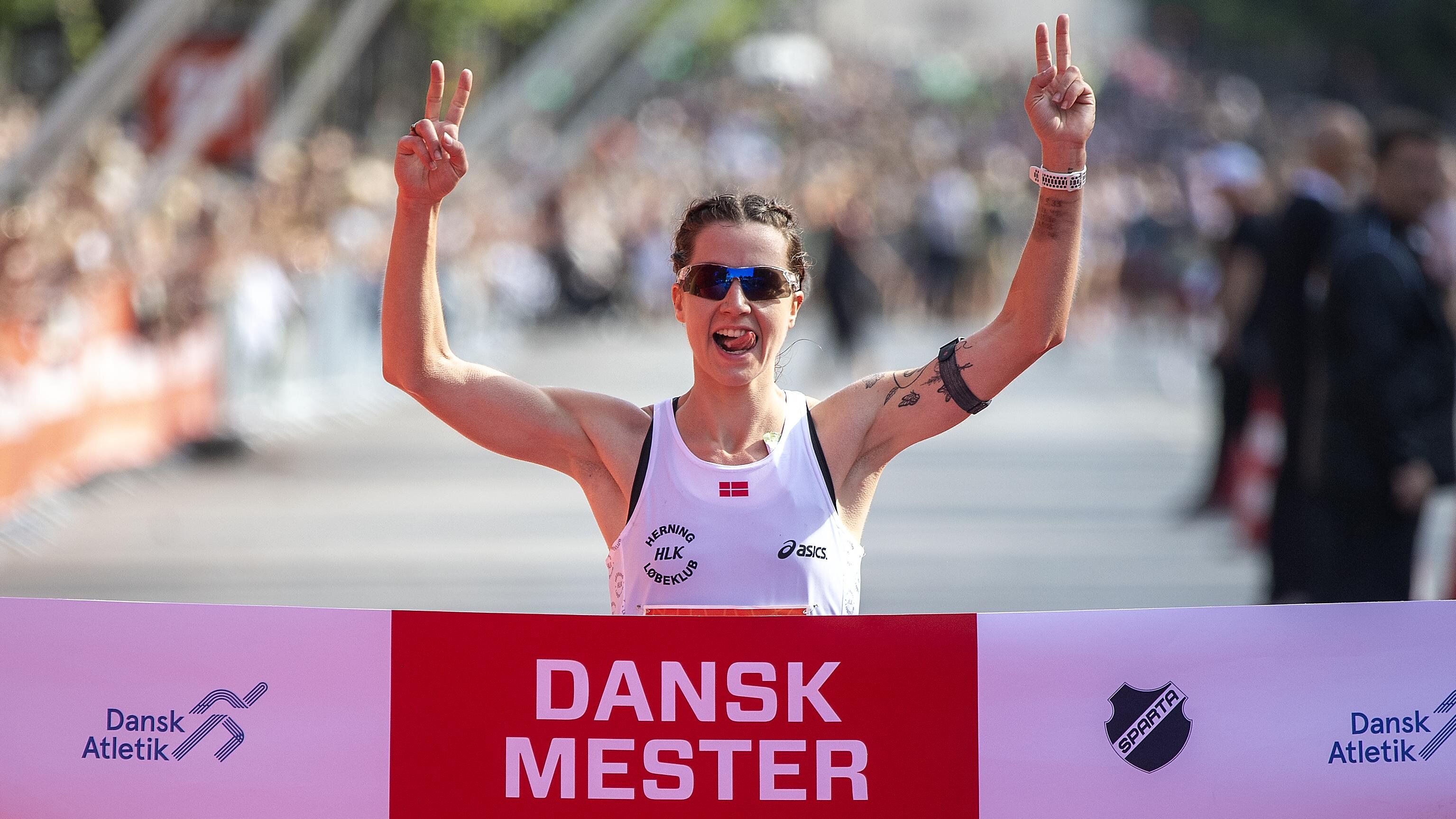 Carolien fik debut og DM-guld i Københavns gader: 'Jeg er nok lidt ...