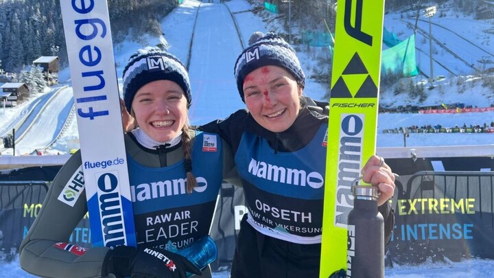 230 meter! Norsk skihopper ryger på snuden, men sætter verdensrekord ...