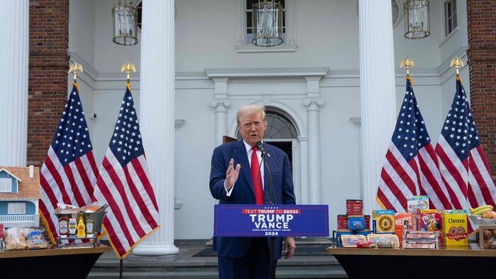 Økonomien var i fokus: Trump holdt pressemøde omgivet af Cheerios og ...