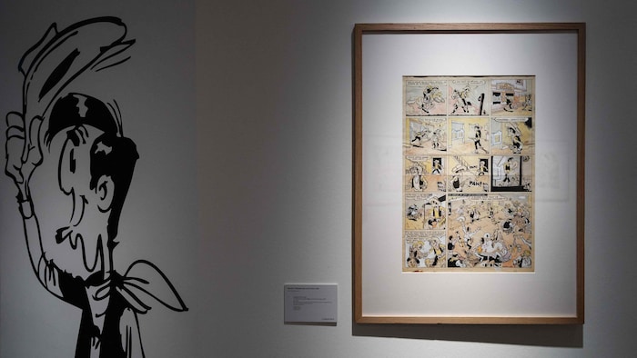 Originale Lucky Luke-tegninger har for første gang været til salg ...