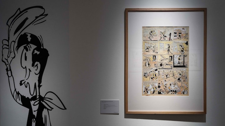 Originale Lucky Luke-tegninger har for første gang været til salg ...