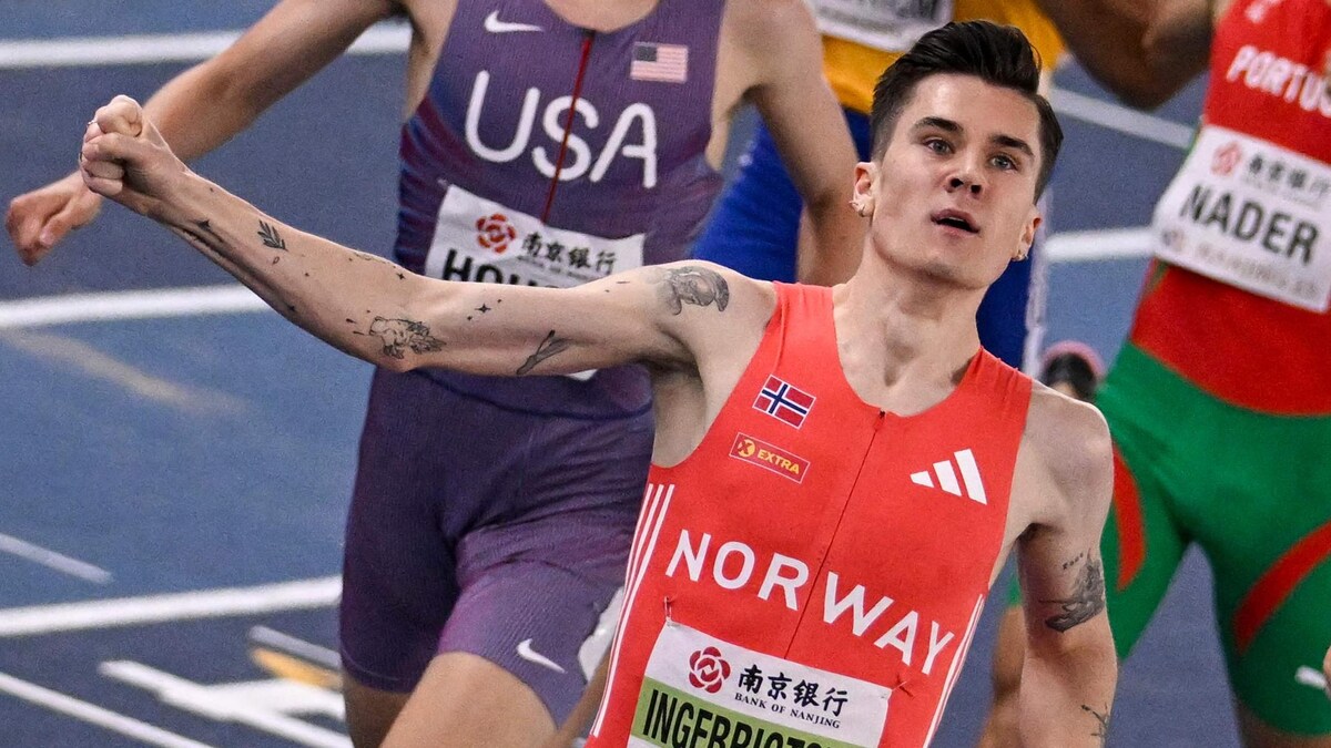 Ingebrigtsen flekser ved VM: 'Det, jeg laver her, er revolutionerende ...
