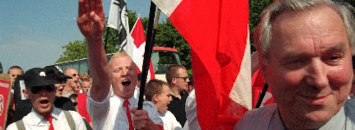 Grav åbnet for at fjerne nazi-flag | Udland | DR