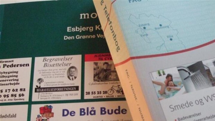 Naturfredningsforening: Afskaf telefonbogen | Syd- og Sønderjylland | DR