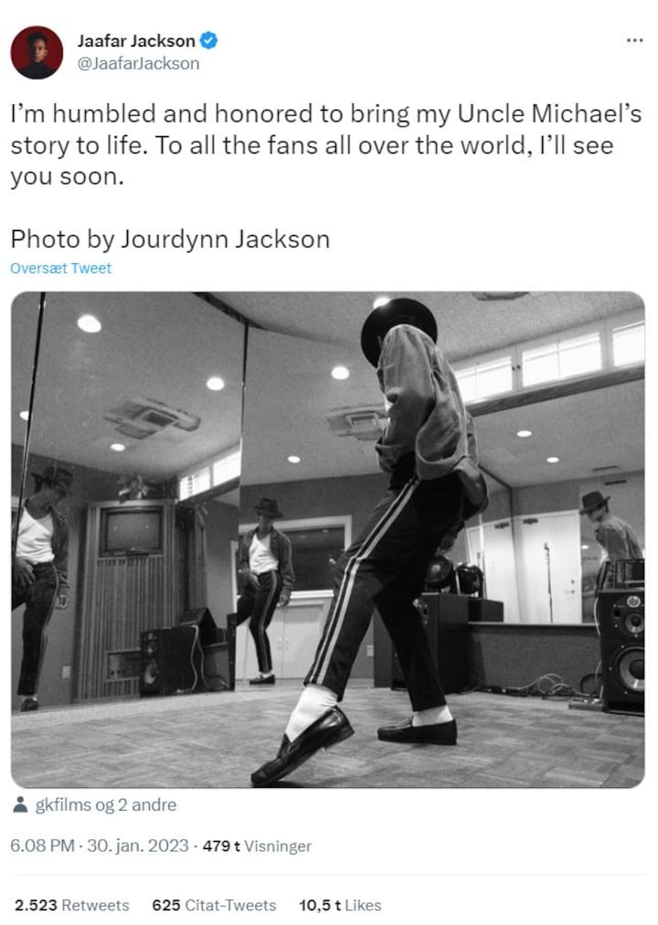 Michael Jacksons nevø lander rolle som Michael Jackson | Nyheder | DR