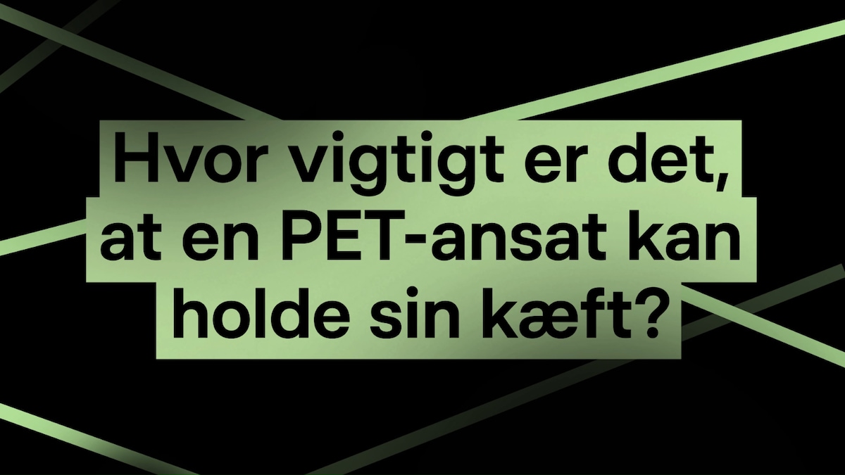 Efter 20 års tjeneste hos PET gik Jesper til pressen: Hør ham forklare ...