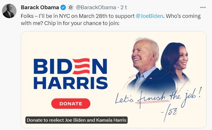 Bill Clinton og Obama støtter Biden i kampen om at blive genvalgt ...