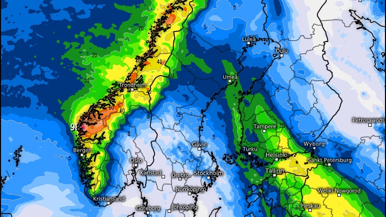 Regnen falder fortsat i Norge: Varsel om oversvømmelser og jordskred ...