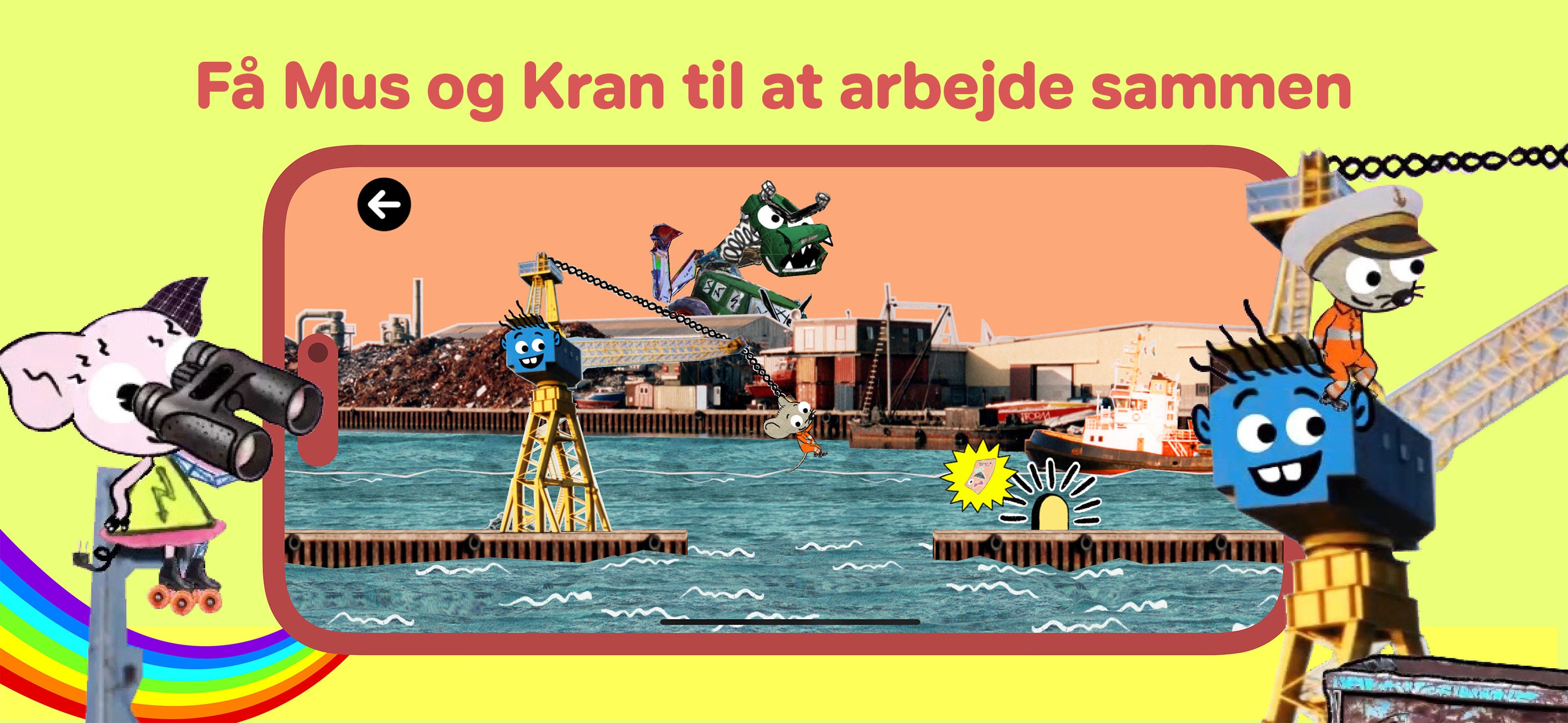 Spil med Mus og Kran! | Apps | DR