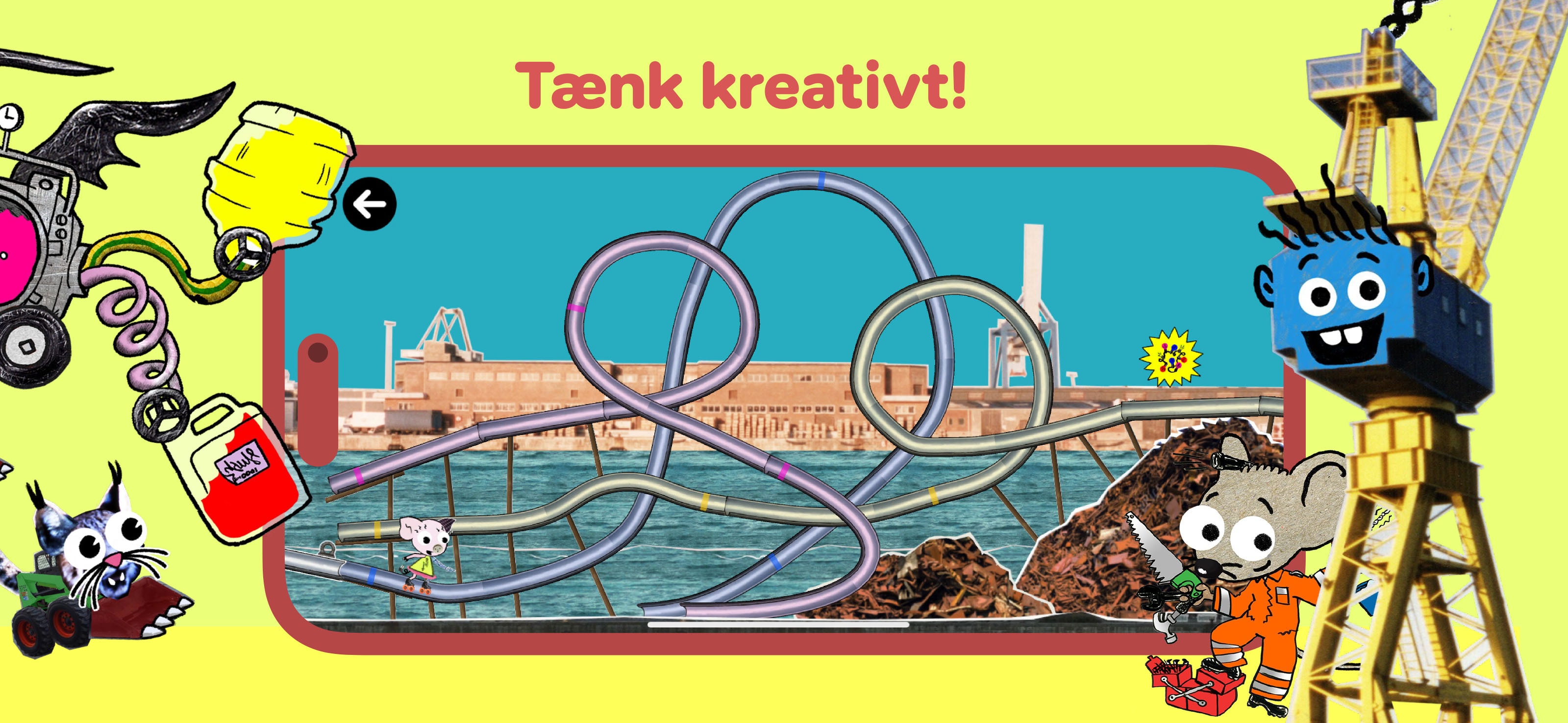 Spil med Mus og Kran! | Apps | DR