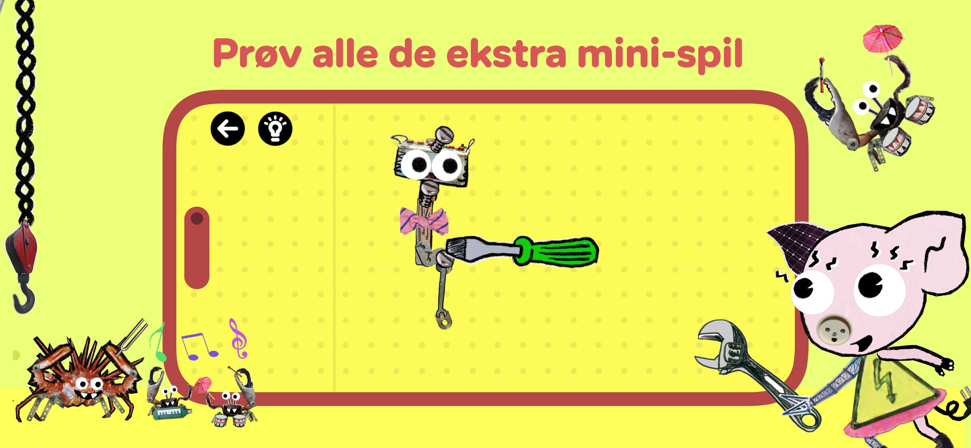 Spil med Mus og Kran! | Apps | DR