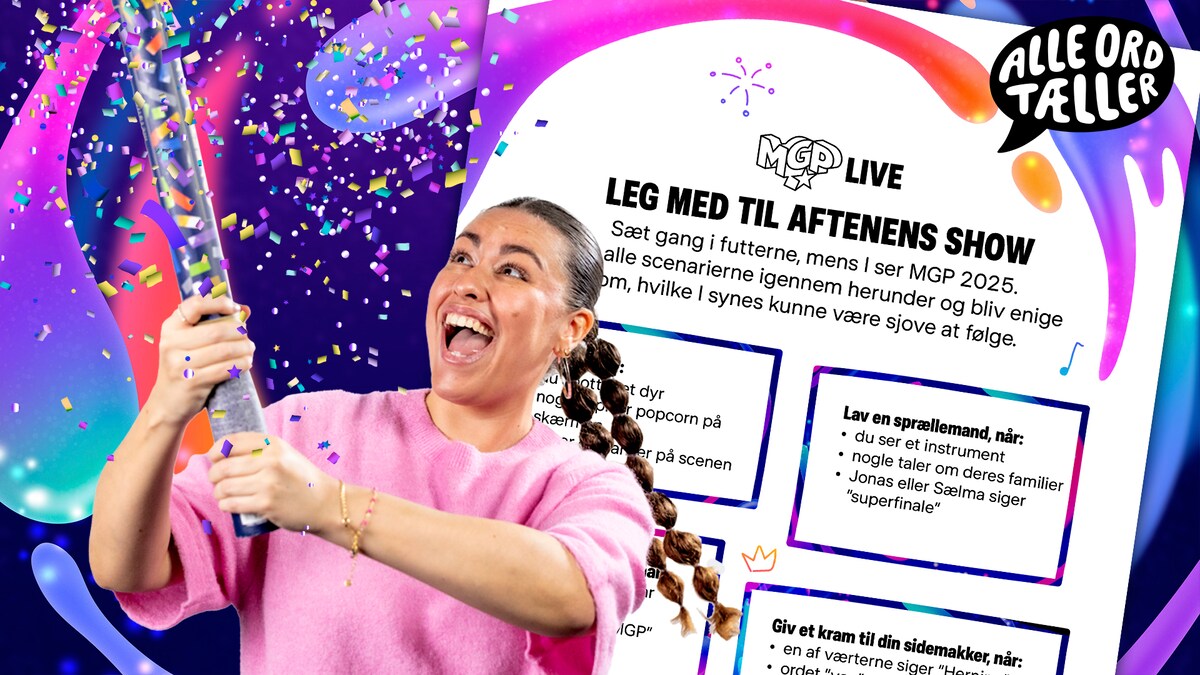 MGP Live: Leg med til aftenens show | Alle ord tæller | DR