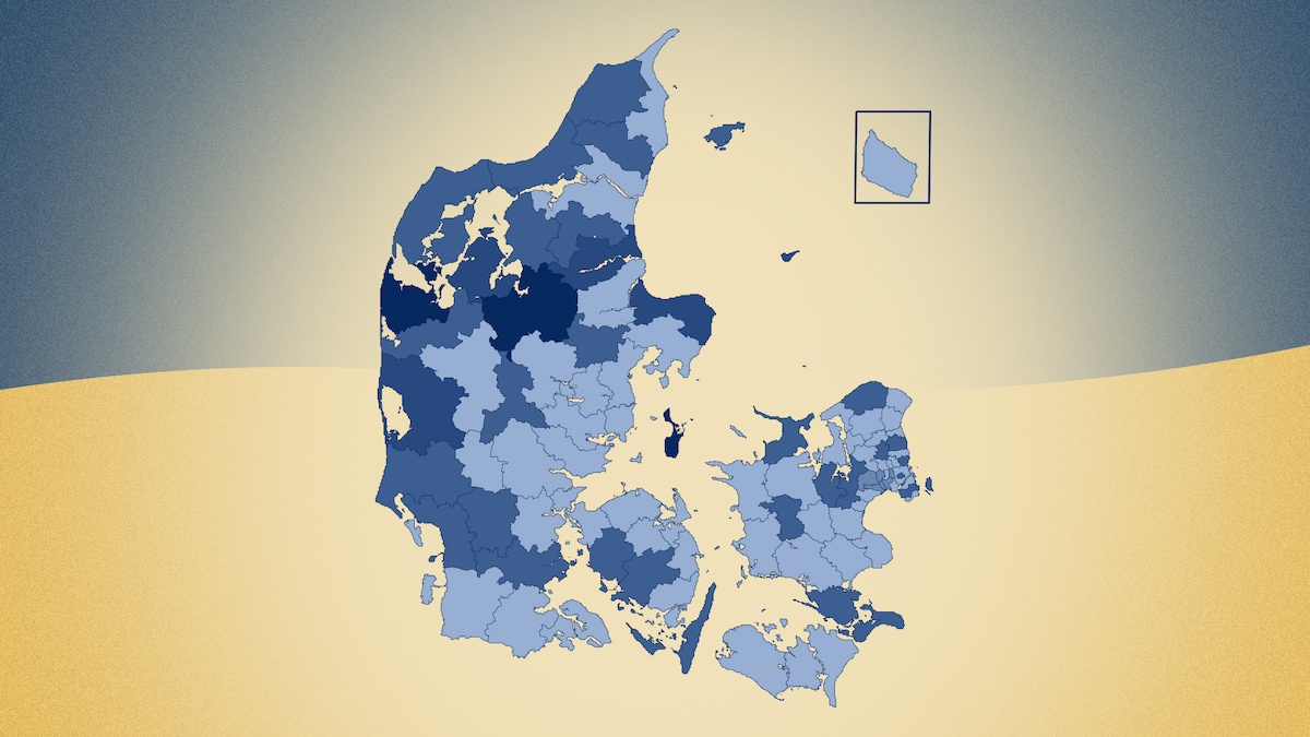 Se kortet: Her bor der flest ukrainske flygtninge | Indland | DR