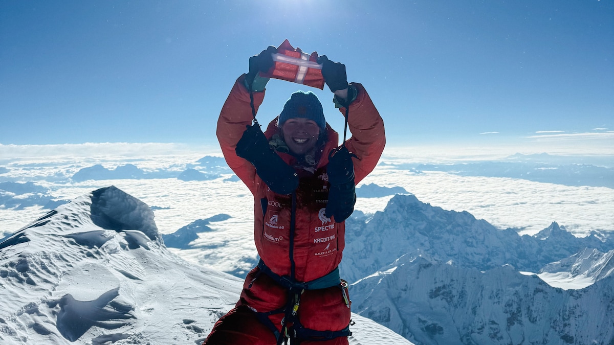 Ventede alene på bedre vejr: Emma når toppen af verdens 3. højeste ...