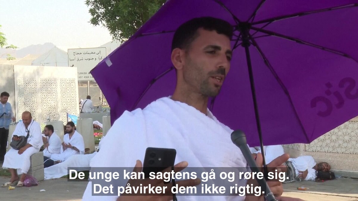 Damp og droner skal redde pilgrimsrejsende fra hedeslag | Vejret | DR