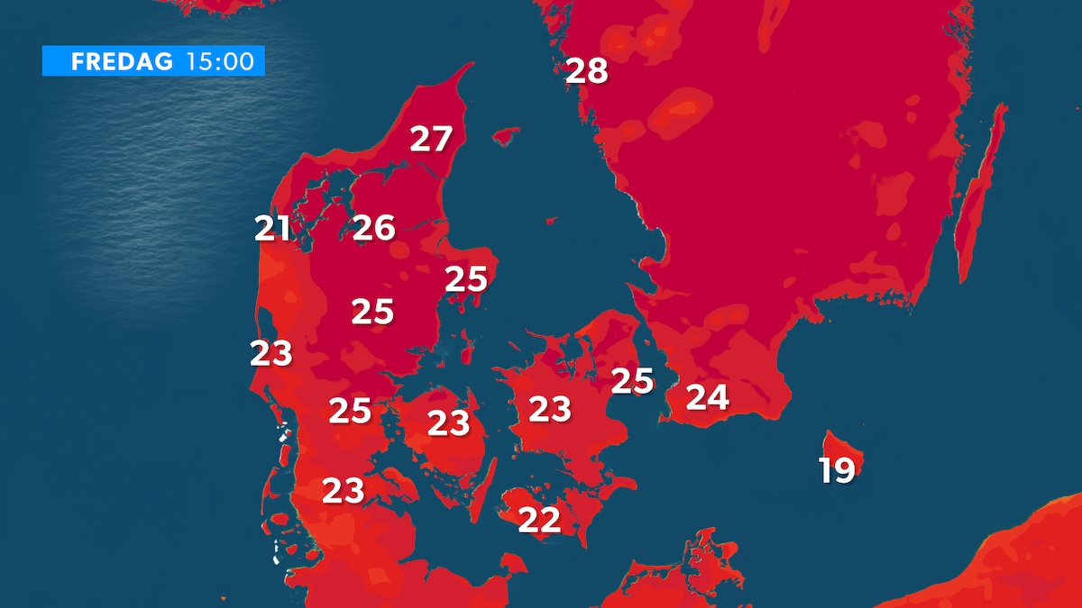 Varmebølge i vente: Usædvanlig varm luft fra Norge rammer Danmark ...