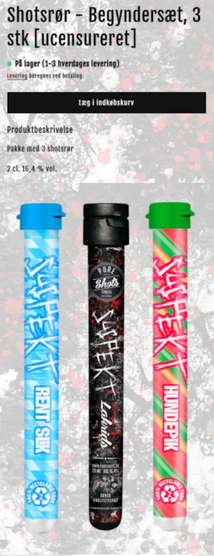 Suspekts nye shotsrør møder kritik fra reklamenævn | Nyheder | DR