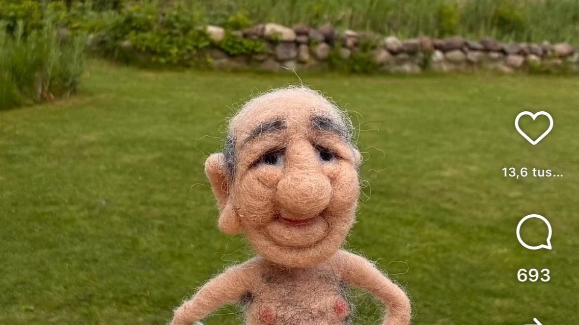 Bade Børge som filtfigur ligner Algeriets præsident så meget, at han er ...