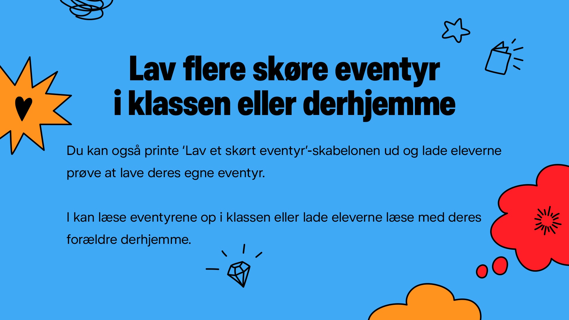 Lav et skørt eventyr | Alle ord tæller | DR