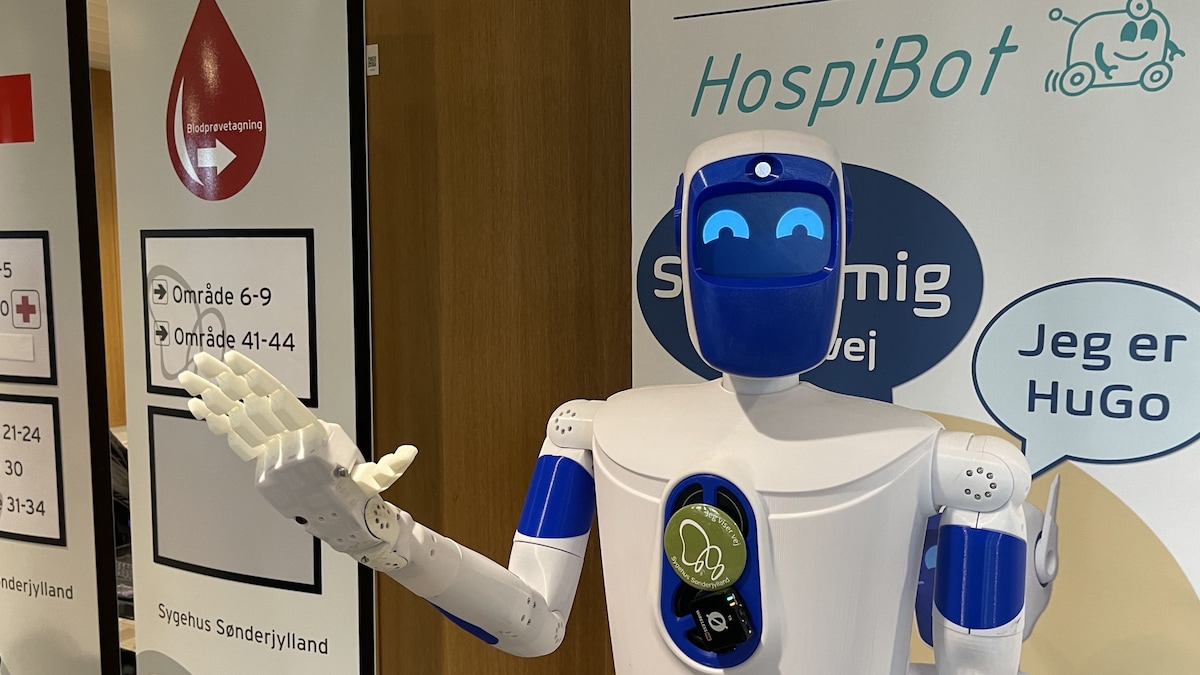 Robot skal i arbejdsprøvning på sygehus i Sønderborg | Indland | DR