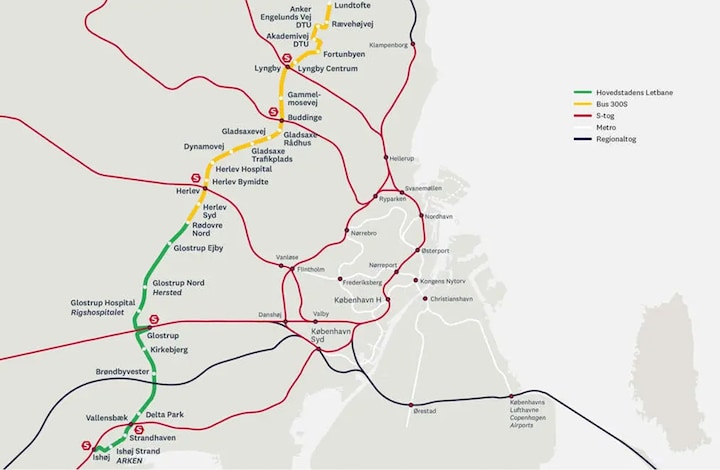 Til august åbner Hovedstadens Letbane 17 nye stationer | Nyheder | DR