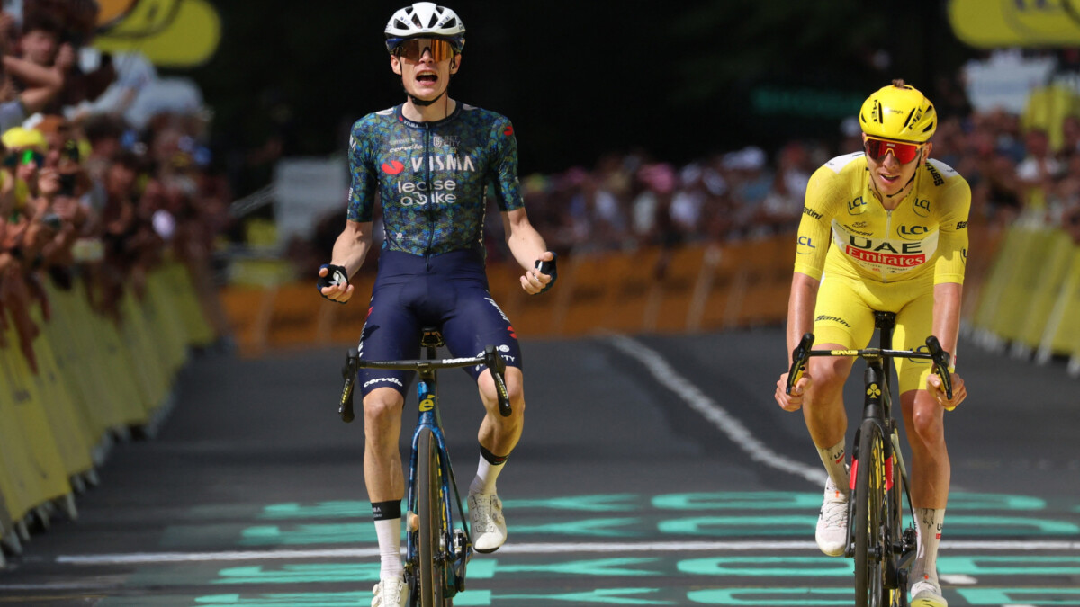 'Vi skal simpelthen have målfoto!': Hør kommenteringen af Vingegaard ...