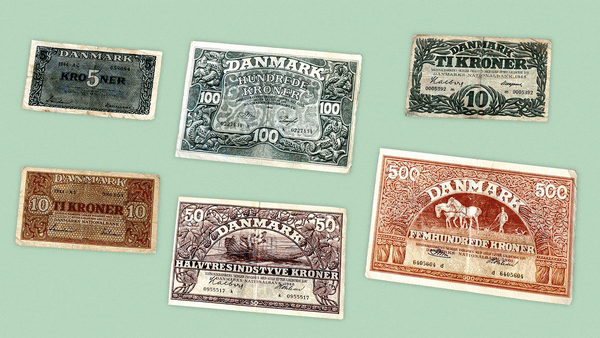 Gamle pengesedler for 2,8 milliarder kroner bliver snart ugyldige ...