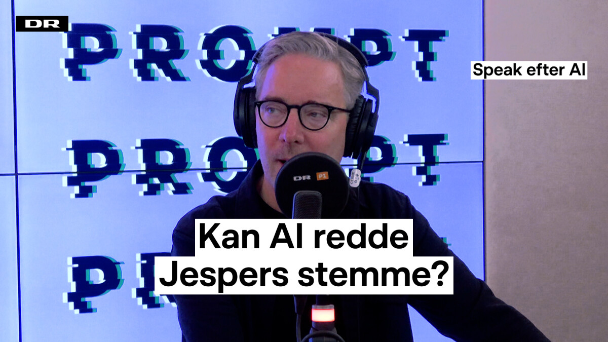 Radiovært Jesper Dein mistede stemmen efter hjerneblødning: Kan AI være ...