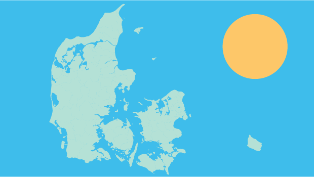 GRAFIK Så meget skinner solen i Danmark på et år | Vejret | DR