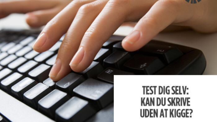 Test: Kan du skrive uden at kigge på tastaturet? | Ultra Nyt | DR