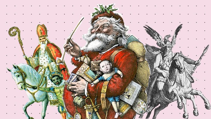 Om lidt kommer julemanden! Her er 9 af hans historiske forklædninger ...