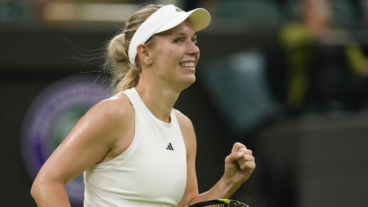 LIVE Wozniacki får ikke et ben til jorden mod verdens nummer fire | Wimbledon | DR