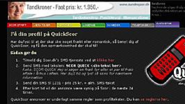 Scor.dk indfører erotikfilter | Penge | DR