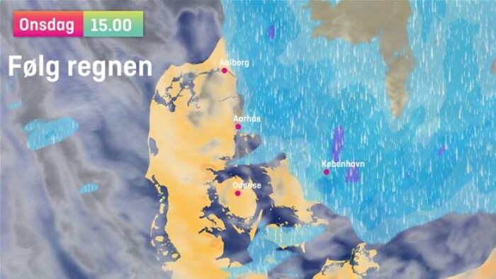 Vejrkort: Her kan du følge regnen | Vejret | DR