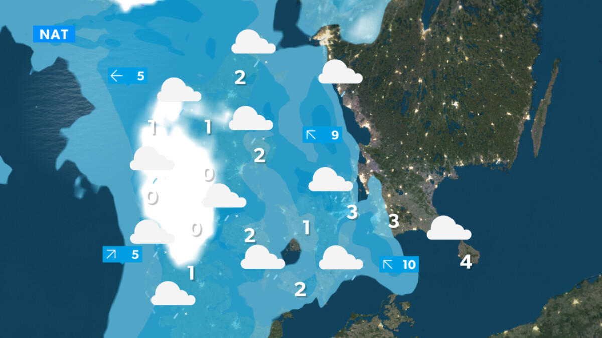 Se vejrkortene: Vintervejr rammer Danmark fra i aften | Vejret | DR