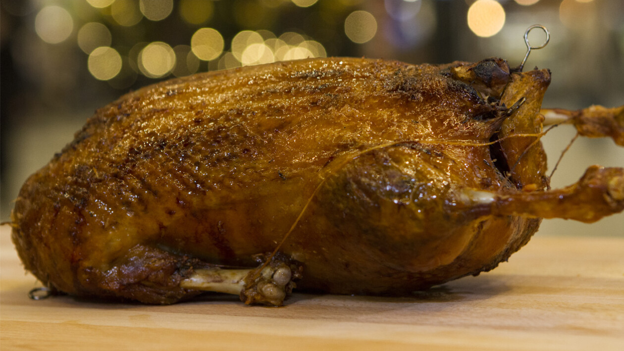 Juleand med æbler og svesker - opskrift | Madmagasinet | Mad | DR