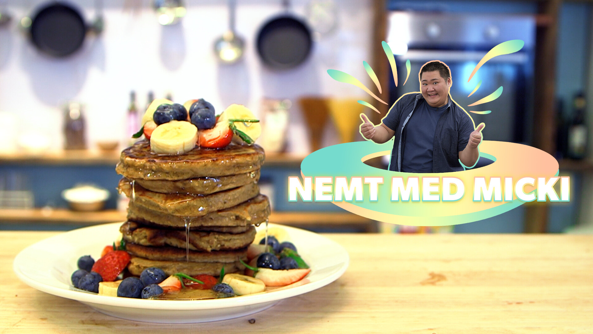 Bananpandekager opskrift - Pandekager med banan | Mad | DR