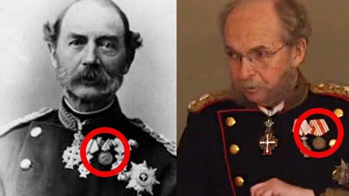 Lagde du mærke til kongens medalje i Historien om Danmark? Den var ...