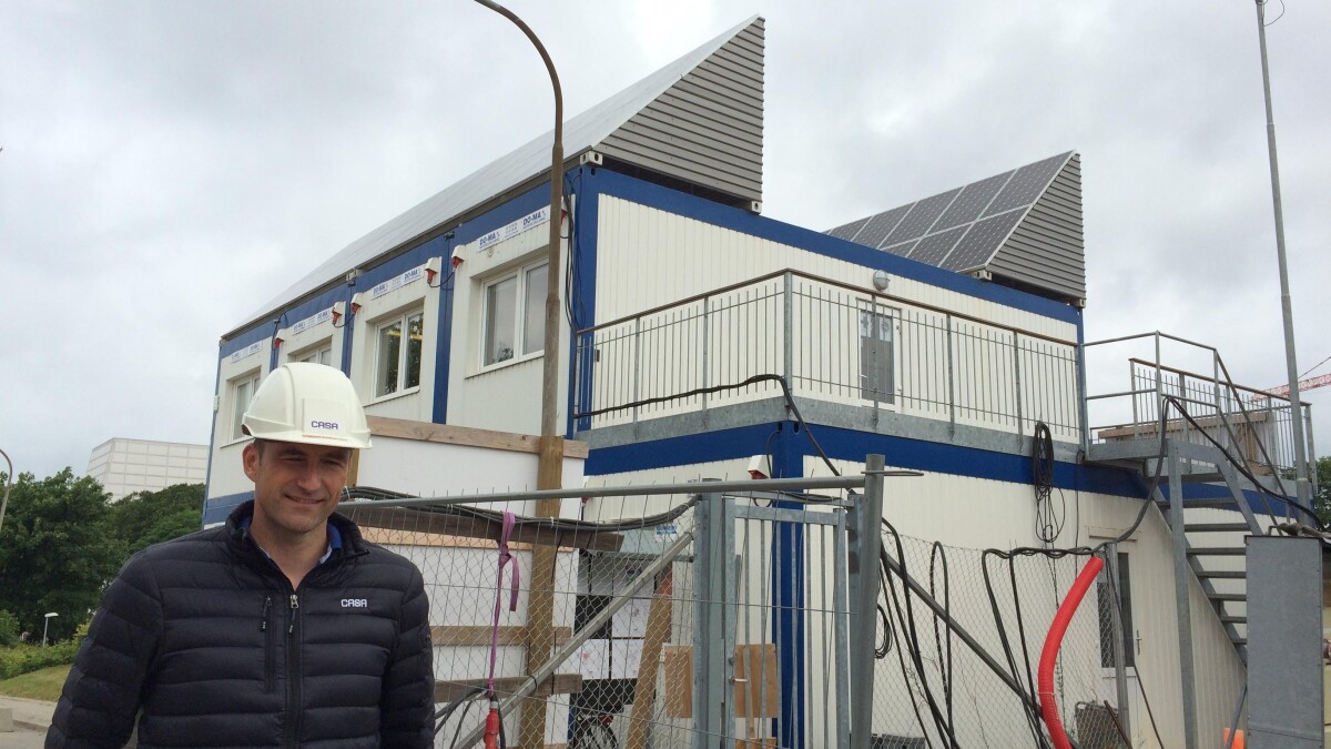 Mobile solceller skal skabe grønnere byggepladser | Syd- og ...