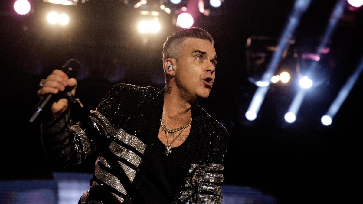 Robbie Williams storcharmede på Smukfest: 'Gode, gamle, fucking Danmark ...