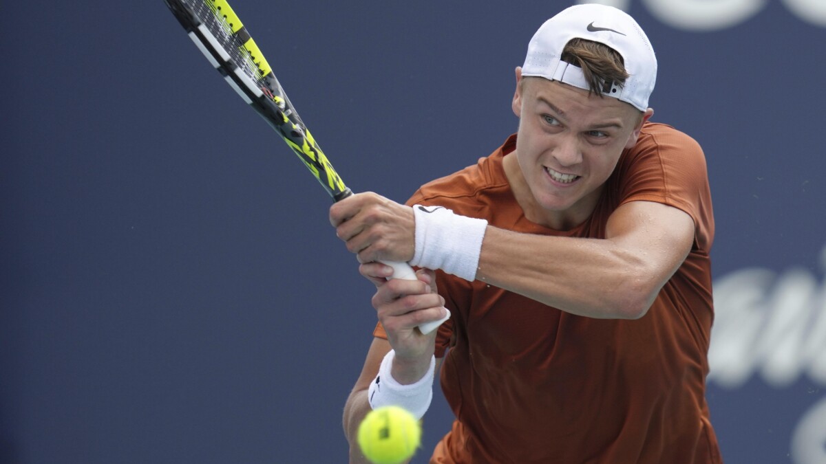 Dansk nedtur i Miami: Holger Rune taber til velspillende amerikaner | Tennis | DR