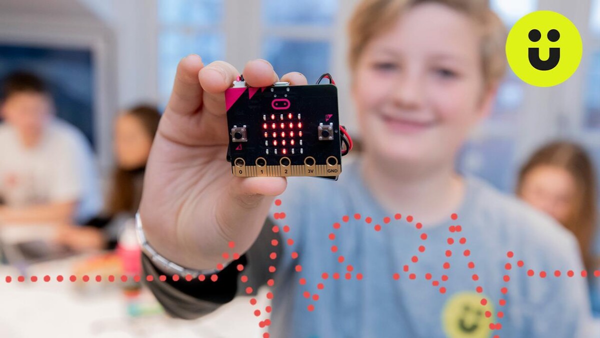 Skoleelever kan finde beatet med ultra:bit | ultra:bit | DR